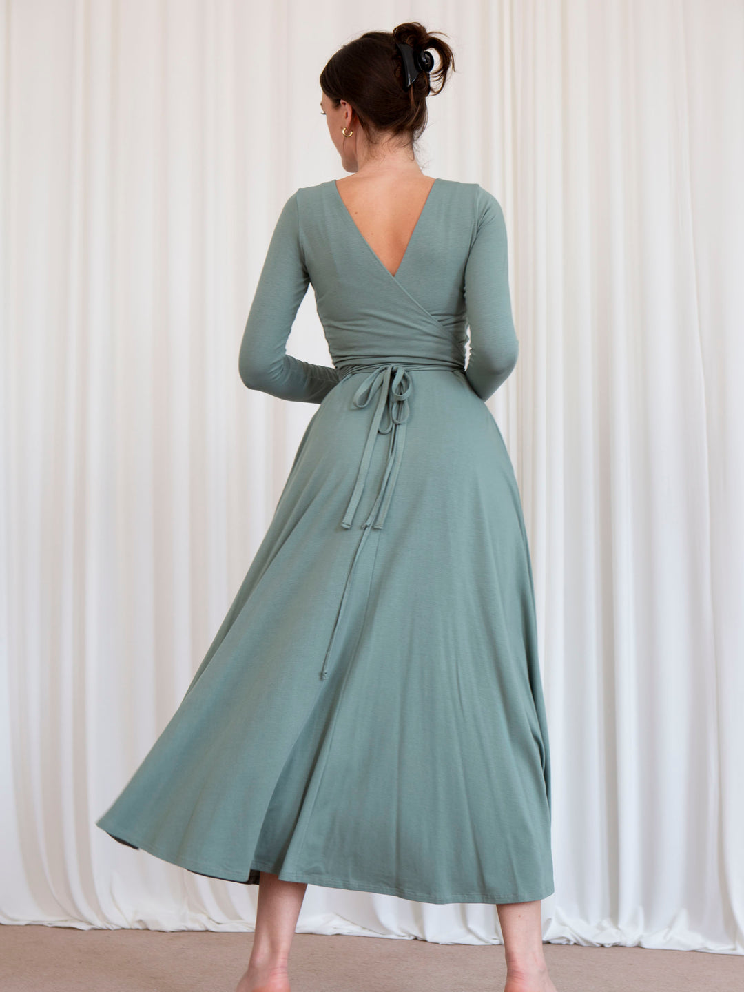 Ballet Wrap Top in Bamboo – AYM