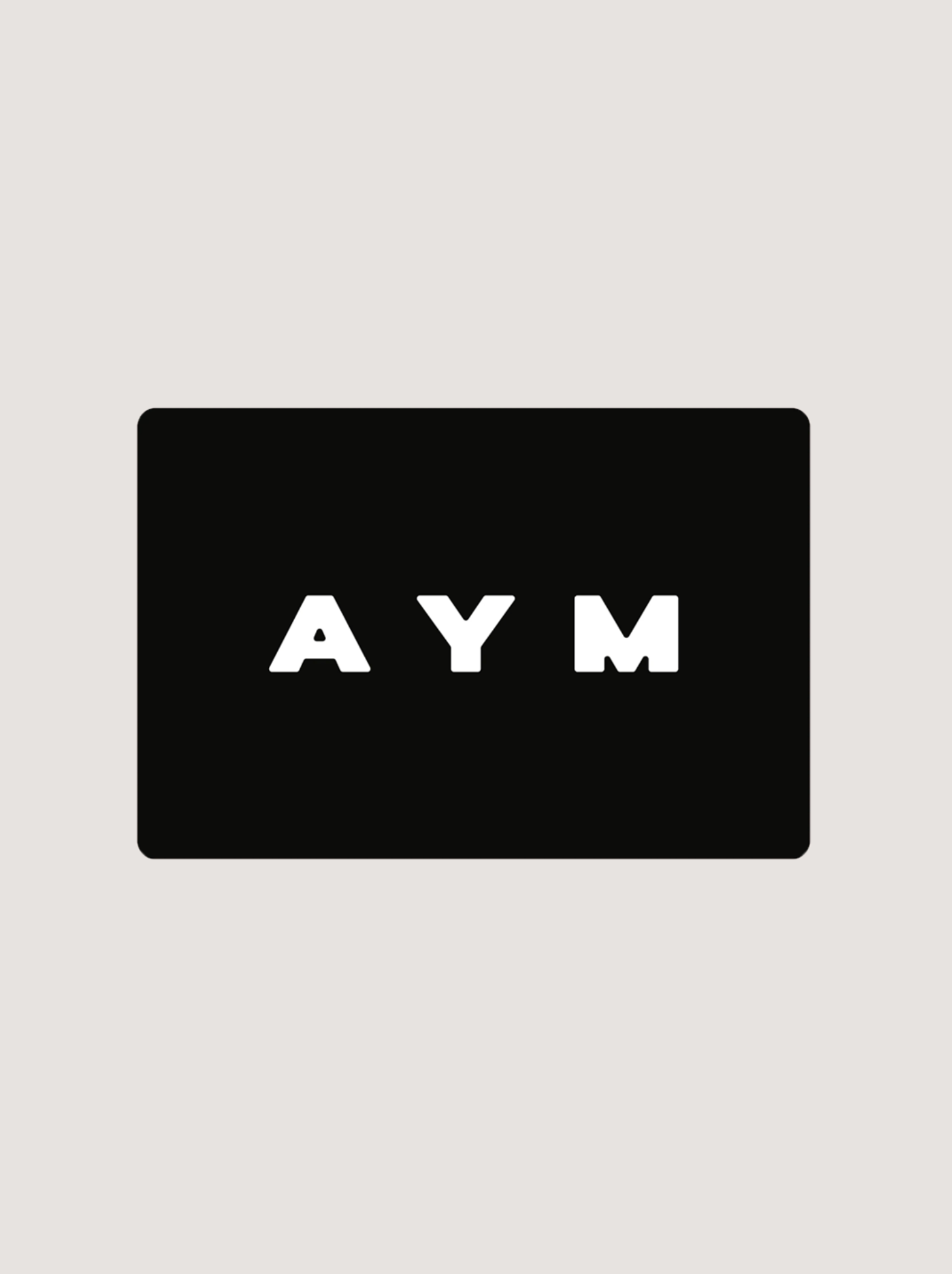 Gift card – AYM